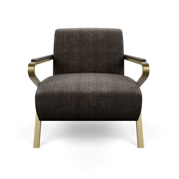 Oscar Chair Metal Frame Armchair