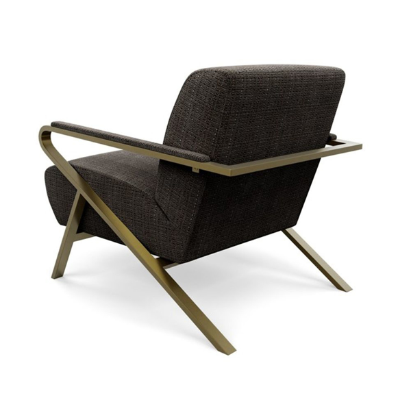 Oscar Chair Metal Frame Armchair